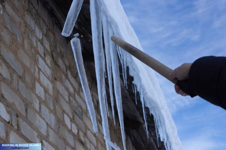 What causes icicles to form on gutters and should you remove them ...